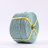 China 4 Strands Polypropylene Polysteel Twisted Ropes 32mm Marine Mooring Rope High Strength for sale