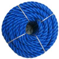 China 4 Strands Twisted PP Rope 100m 200m Custom Length Polypropylene Mooring Rope for Marine for sale