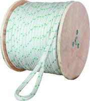 China 10mm Double Braided Polyester Nylon Twisted Rope 12 Strand Heavy Duty Multipurpose Sailing Rope for sale