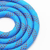 China 12 Strands Braided Rope 6mm to 18mm Nylon Polyester Double Braided High Strength Marine Rope for sale