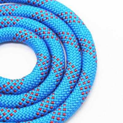 China 12 Strands Braided Rope 6mm to 18mm Nylon Polyester Double Braided High Strength Marine Rope for sale