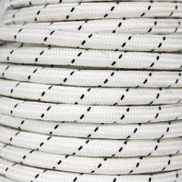 China 12 Strands Braided Rope 6mm to 18mm Nylon Polyester Double Braided High Strength Marine Rope for sale