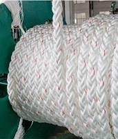 China 12 Strand Braided Polypropylene Hawser Marine Towing Rope 20mm Diameter for Mooring for sale