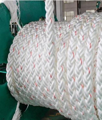 China 12 Strand Braided Polypropylene Hawser Marine Towing Rope 20mm Diameter for Mooring for sale