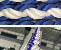China 12 Strand Braided Polypropylene Hawser Marine Towing Rope 20mm Diameter for Mooring for sale