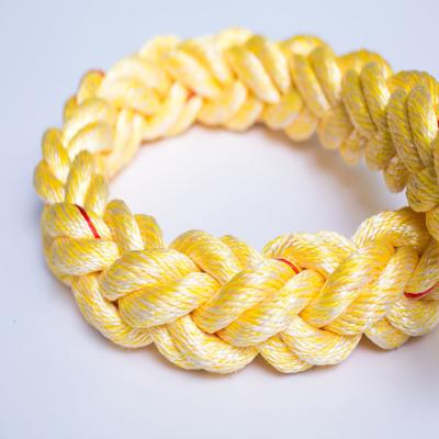China Polypropylene Polyester Nylon Mixed 3 8 12 Strands Mooring Rope for Ship for sale