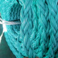 China 12 Strand Braided Marine Mooring Rope Polyester Nylon PP Hawser 20mm to 160mm Diameter for sale