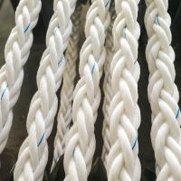 China 12 Strand Braided Marine Mooring Rope Polyester Nylon PP Hawser 20mm to 160mm Diameter for sale