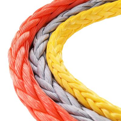China Reinforced 8 Strand 12 Strand Double Braided Nylon Rope 20mm to 70mm for Marine Industrial Use for sale