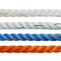 China PP 3 Strand Twisted Packaging Rope 4mm to 56mm Diameter Polypropylene Rope for sale