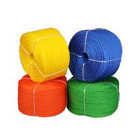China PP 3 Strand Twisted Packaging Rope 4mm to 56mm Diameter Polypropylene Rope for sale