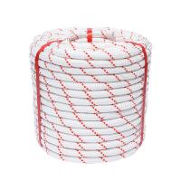 China Double Braided Polyester Rope Boat Mooring Sailing Rope 4mm to 36mm Diameter High Strength UV Resistant for sale