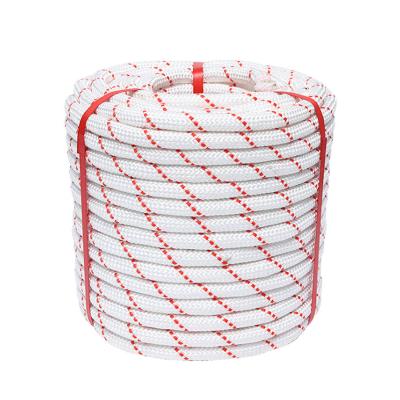 China Double Braided Polyester Rope Boat Mooring Sailing Rope 4mm to 36mm Diameter High Strength UV Resistant for sale