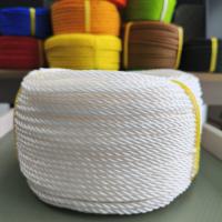 China 3 Strand Twisted Polyethylene Rope 10mm 12mm 14mm 220m Fishing Marine PE Boat Rope for sale