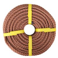 China 3 Strand Twisted Polyethylene Rope 10mm 12mm 14mm 220m Fishing Marine PE Boat Rope for sale