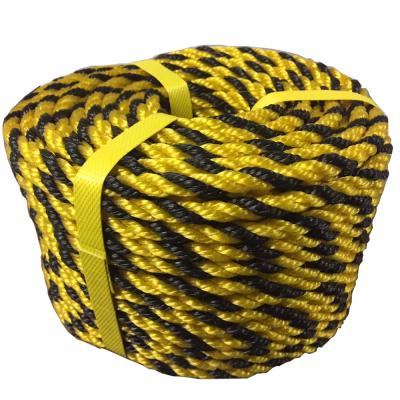 China Tiger Rope 3 Strand Polyethylene PE Twisted Rope for Heaving Line 8mm Diameter for sale