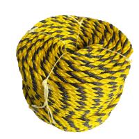 China Tiger Rope 3 Strand Polyethylene PE Twisted Rope for Heaving Line 8mm Diameter for sale