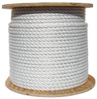 China White 3 Strand Twisted Nylon Soft Rope 12mm 16mm High Strength Polyamide Marine Packing Rope for sale