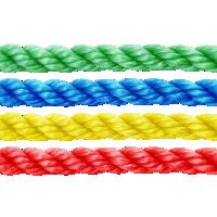China 8mm 3 Strand Twisted Polypropylene Rope 220m Coil Buoyant Marine Fishing Packaging Rope for sale