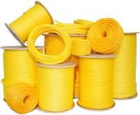 China High Strength 4 Strands PP Danline Rope 8mm 220m Floating Polypropylene for sale