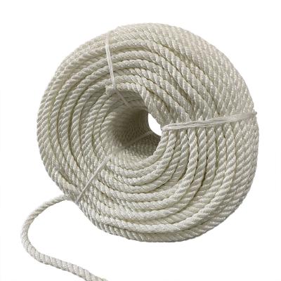 China 3-Strand Twisted Nylon Anchor Line Marine Rope for Ship Boat 16mm Diameter 220m Coil for sale