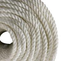 China 3-Strand Twisted Nylon Anchor Line Marine Rope for Ship Boat 16mm Diameter 220m Coil for sale