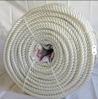 China 3 Strand Nylon Twisted Rope 20mm 22mm 24mm Marine Grade Mooring Rope High Tensile for sale