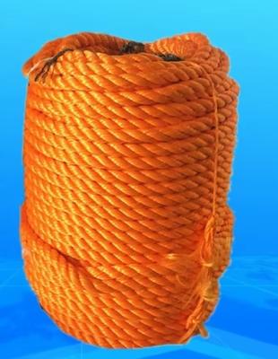 China 30mm 3 Strand Nylon Braided Mooring Anchor Rope 220m Coil for Naval Vessels Marine Supplies for sale