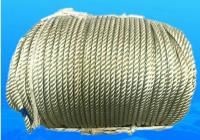 China 30mm 3 Strand Nylon Braided Mooring Anchor Rope 220m Coil for Naval Vessels Marine Supplies for sale