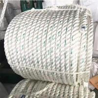 China 30mm 3 Strand Nylon Braided Mooring Anchor Rope 220m Coil for Naval Vessels Marine Supplies for sale
