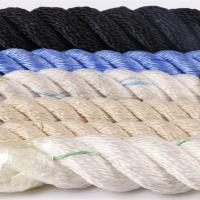China Twisted Polypropylene PP Rope 3 or 4 Strands Marine Fishing Rope 20mm 220m for sale