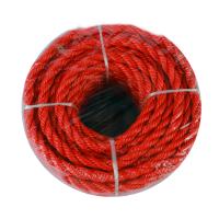 China Twisted Polypropylene PP Rope 3 or 4 Strands Marine Fishing Rope 20mm 220m for sale