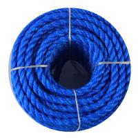 China Twisted Polypropylene PP Rope 3 or 4 Strands Marine Fishing Rope 20mm 220m for sale