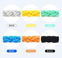 China 8 Strand Braided Woven Rope Marine Mooring Hawser Tail 16mm Diameter 220m Coil for sale