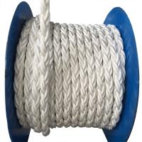 China 8 Strand Polypropylene Multifilament Rope 4mm to 56mm Diameter Marine Mooring Lifting Towing Line for sale