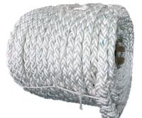 China UV Resistant Nylon Rope 22mm 32mm 50mm 8 Strand 16 Strand Marine Anchor Line for sale