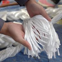 China UV Resistant Nylon Rope 22mm 32mm 50mm 8 Strand 16 Strand Marine Anchor Line for sale