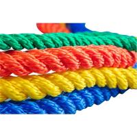 China 12 Strand Braided Nylon PP Colorful Marine Boat Ropes Anchor Line 8mm 10mm for sale
