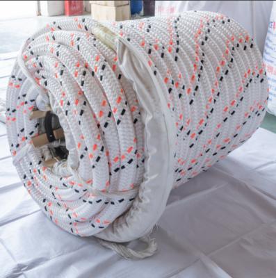 China Double Braided Polyester Marine Sailling Rope With High Breaking Load for sale