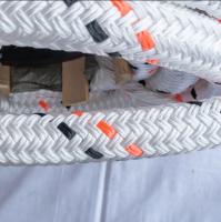 China Double Braided Polyester Marine Sailing Rope 4mm to 56mm High Breaking Load for sale