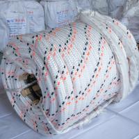 China Double Braided Polyester Marine Sailing Rope 4mm to 56mm High Breaking Load for sale