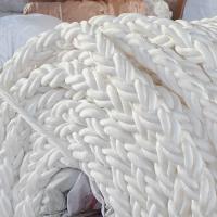 China 64mm 220m Marine Hawser 8 Strand Polypropylene Multifilament Mooring Rope for Ship Berthing for sale