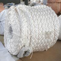 China 64mm 220m Marine Hawser 8 Strand Polypropylene Multifilament Mooring Rope for Ship Berthing for sale