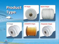 China 64mm 220m Marine Hawser 8 Strand Polypropylene Multifilament Mooring Rope for Ship Berthing for sale