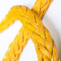 China 12 Strand Dyneema Rope 100% UHMWPE Fiber Marine Mooring Line 4mm to 56mm Diameter for Yachting for sale