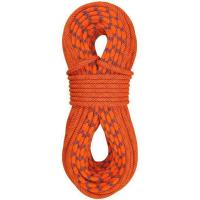 China Orange Double Braid Arborist Rigging Rope Nylon 12mm 30.1kN Breaking Strength for sale