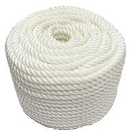 China 12mm 3 Strand Polyester Twisted Marine Rope 200m Length Soft Multifilament Mooring Anchor Line for sale