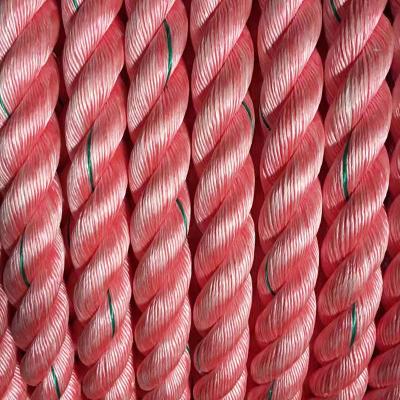 China Twisted PE Rope 100% Virgin Material PE Twisted 3 Strands Rope for sale