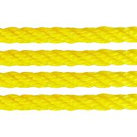 China 3 Strands Plastic PP Polypropylene Rope Twisted Fishing Net Rope Packaging for sale