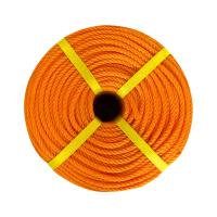 China 3 Strands Twisted PP Polypropylene Rope 6mm 100m for Fishing Net and Packaging for sale